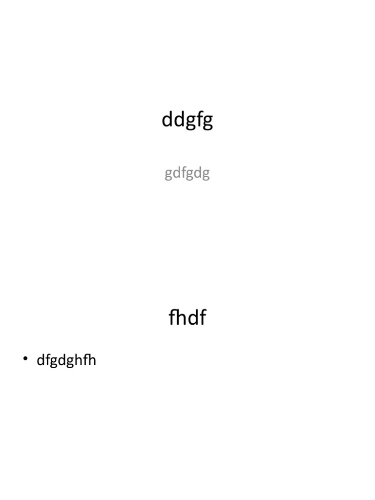 DDGFG: GDFGDG | PDF