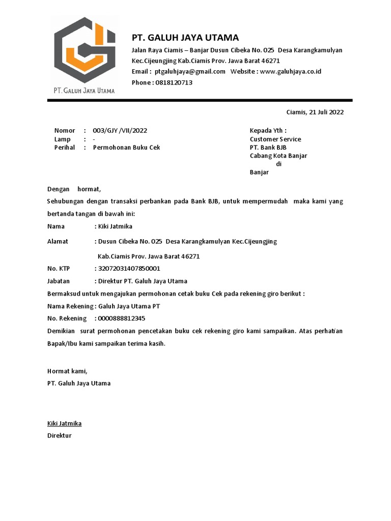 Permohonan Cek | PDF Permohonan Cek | PDF