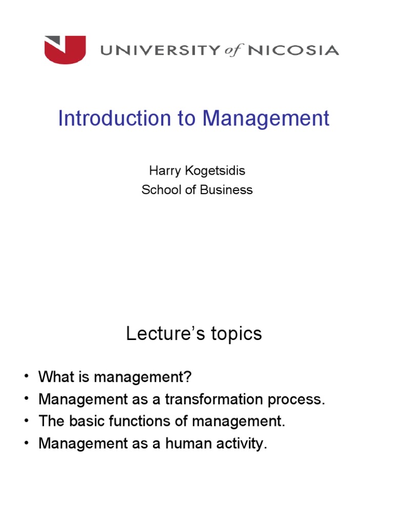 Lecture 2 - Management and Managers (Guest Lecture) 2 2023-03-23 18 ...