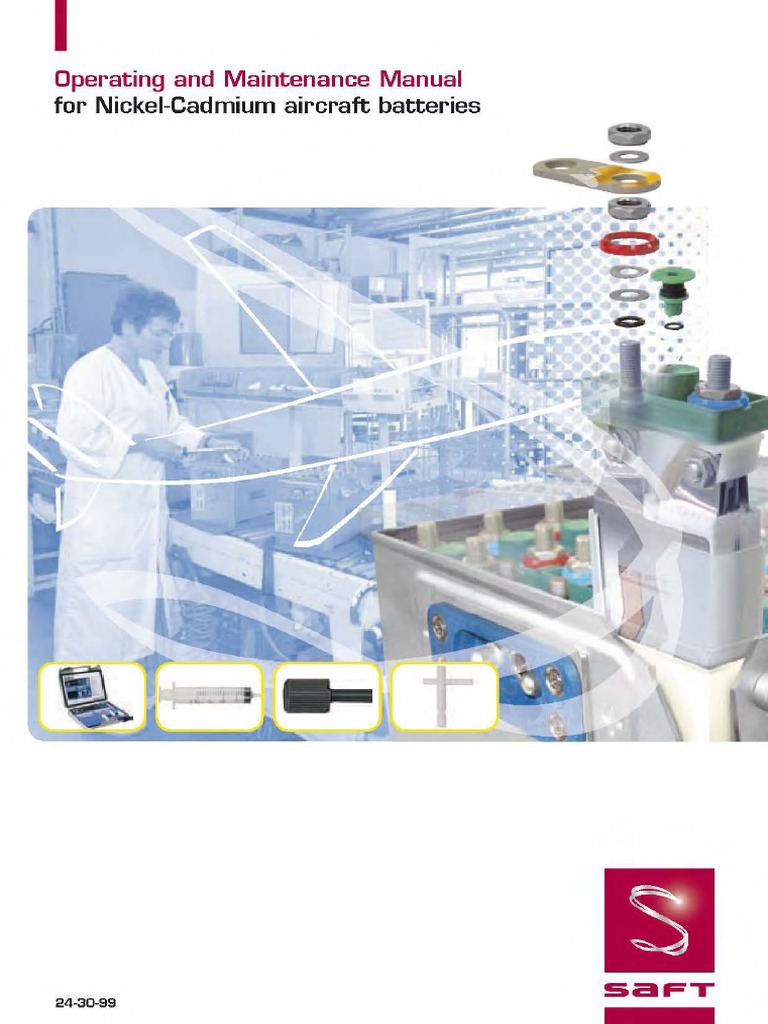 SAFT NiCd BATTERY - OPERATING AND MAINTENANCE MANUAL | PDF