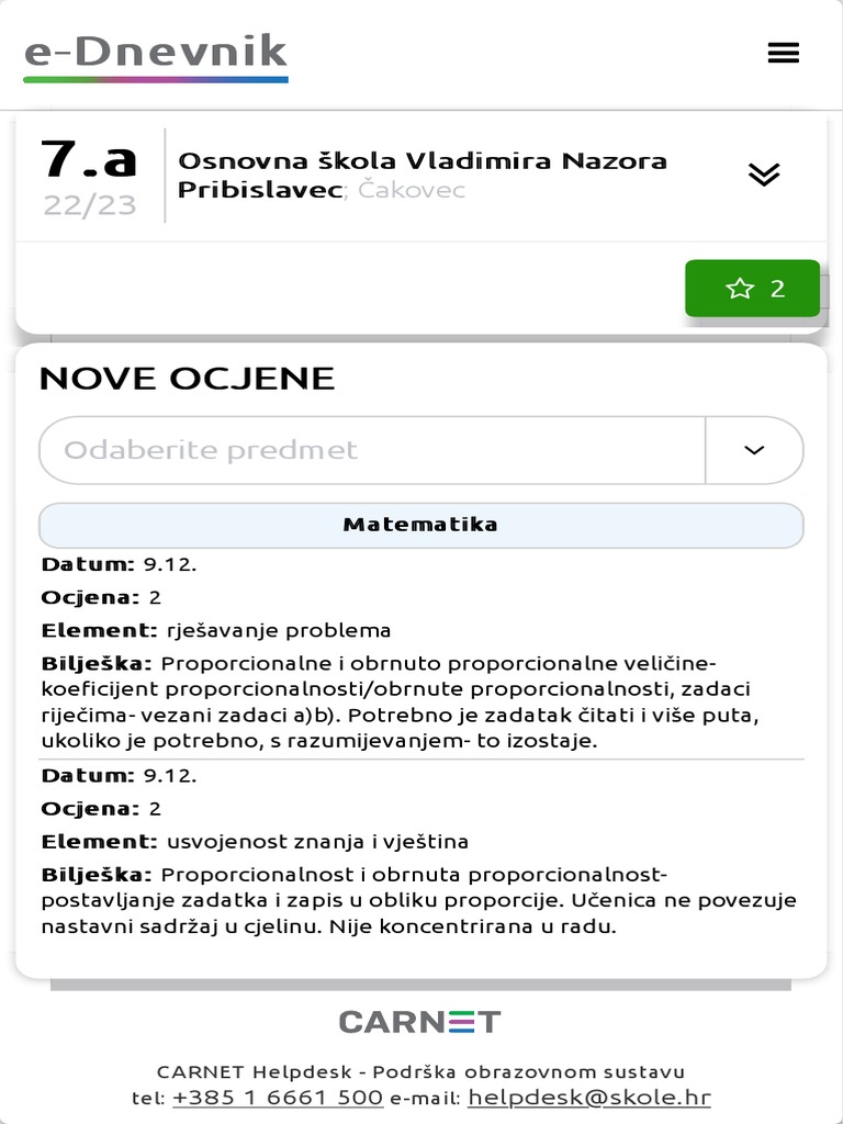 E-Dnevnik Za Učenike I Roditelje PDF | PDF