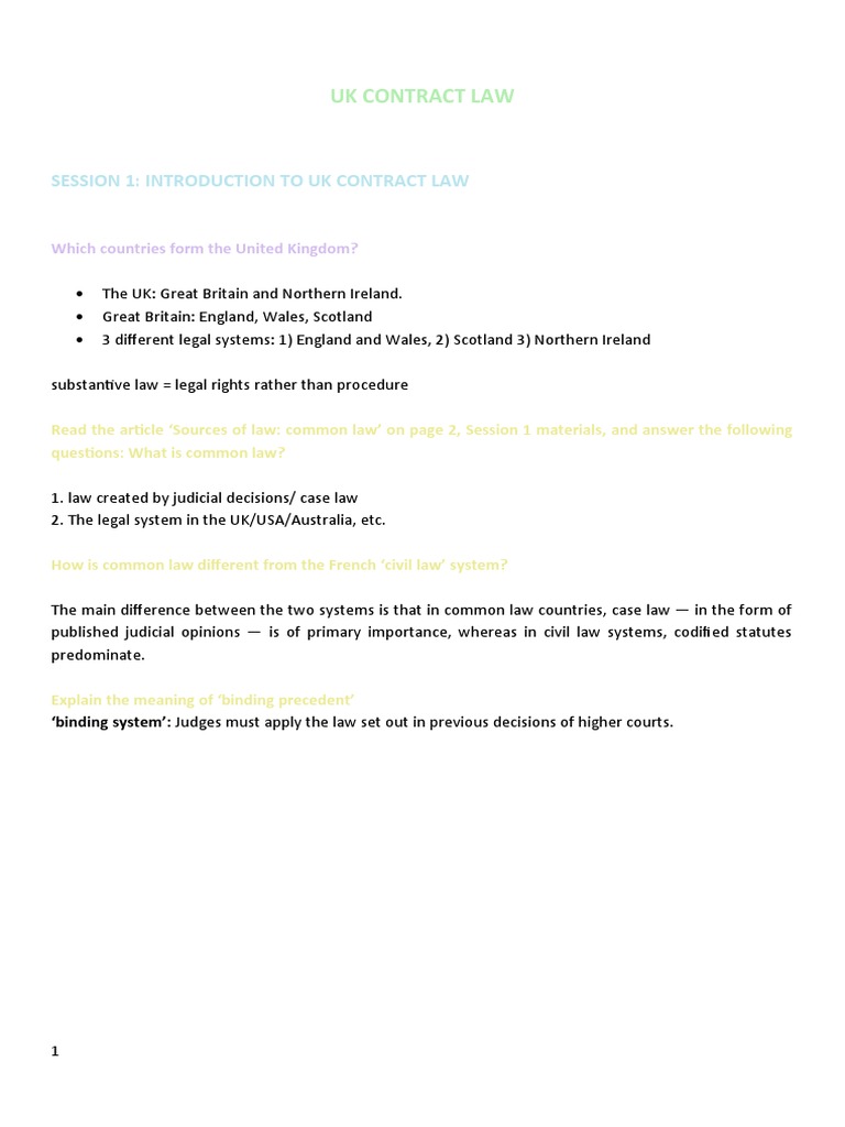 Contract Law | PDF | Arbitration | Alternative Dispute Resolution