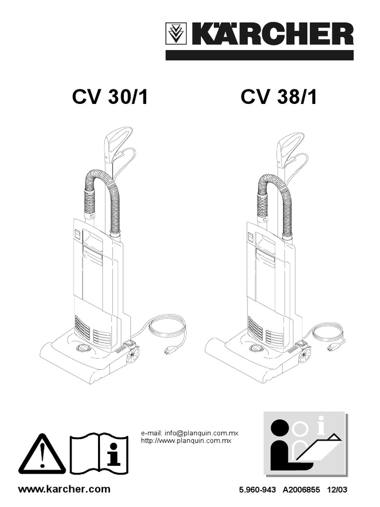 Manual Aspirador CV30-1 Karcher | PDF