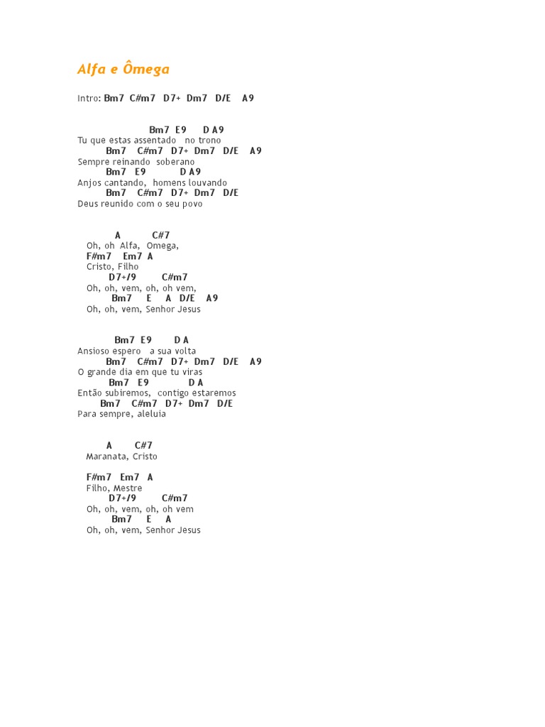 Alfa e Ômega PDF | PDF