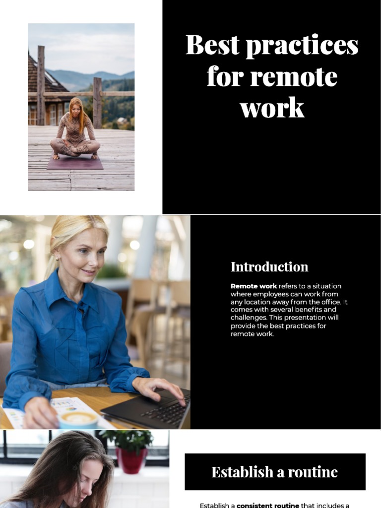 Remote Work Best Practices Guide | PDF | Career & Growth | Business