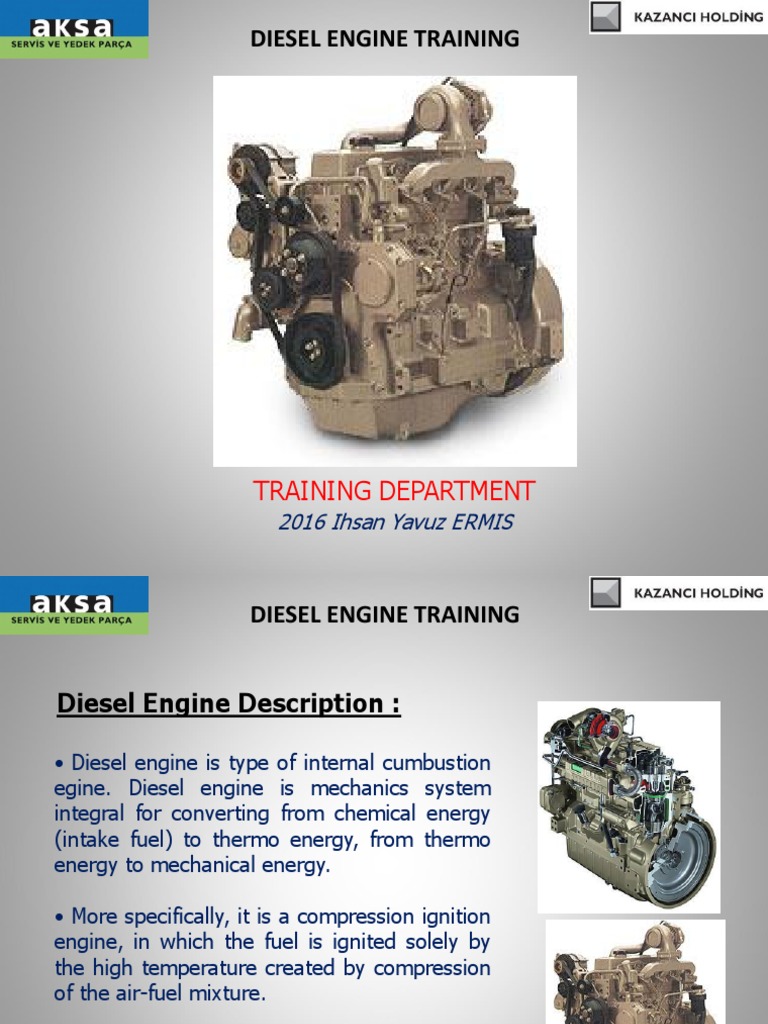 2 - Diesel Engine Training | PDF | Internal Combustion Engine | Diesel Engine