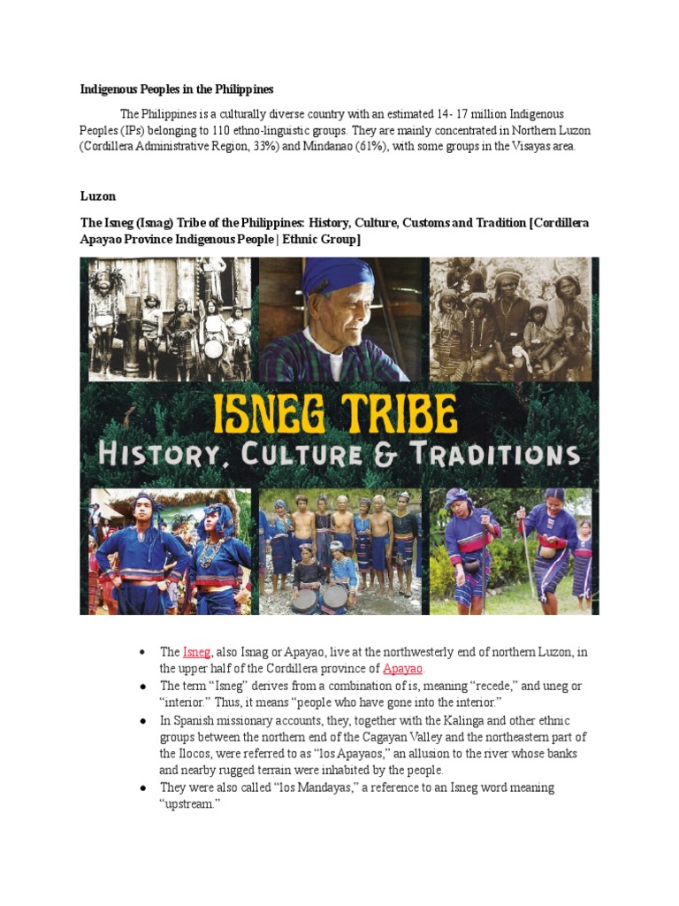 Indigenous Peoples in The Philippines | PDF