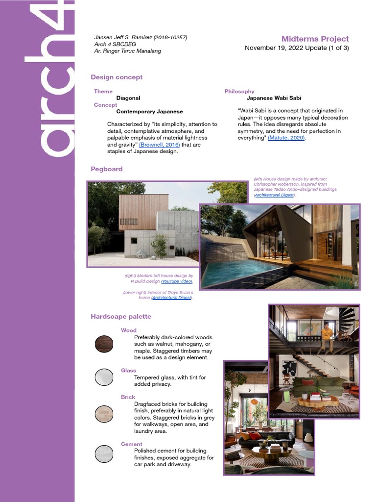 Arch 4 - Midterm Project | PDF | Architectural Design | Architecture