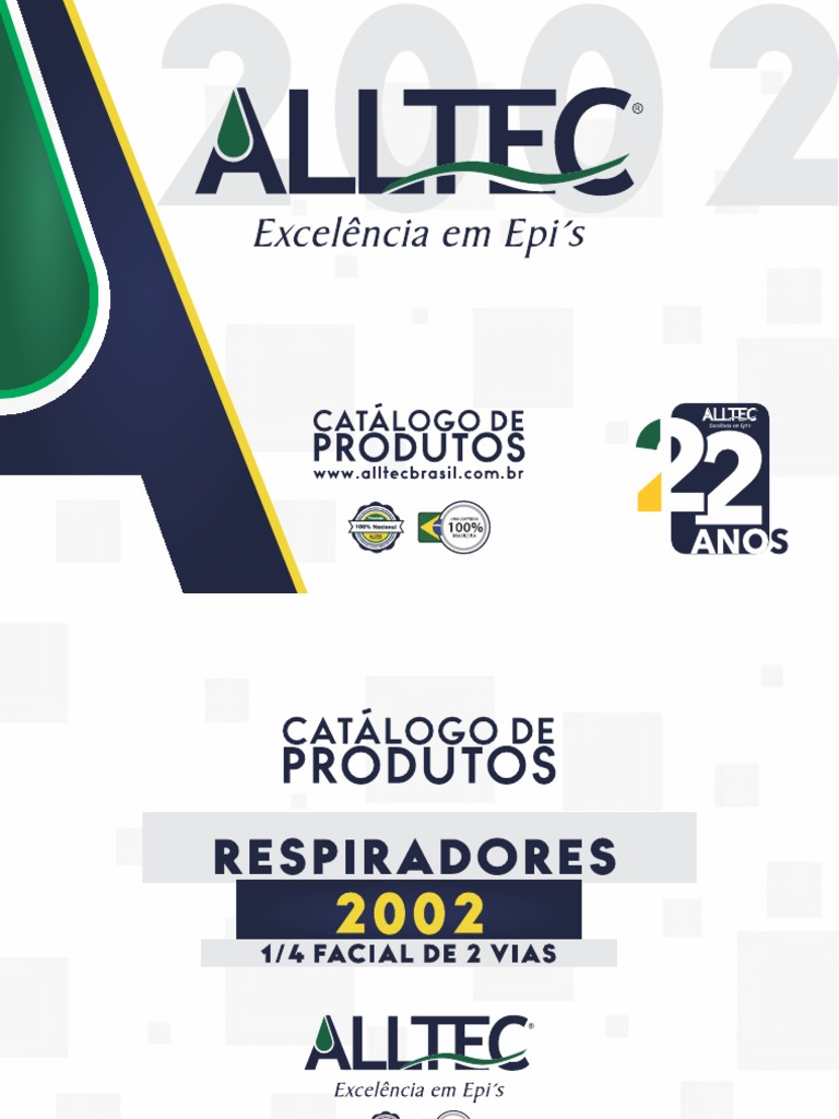 Catálogo Respiradores Alltec 2002 | PDF