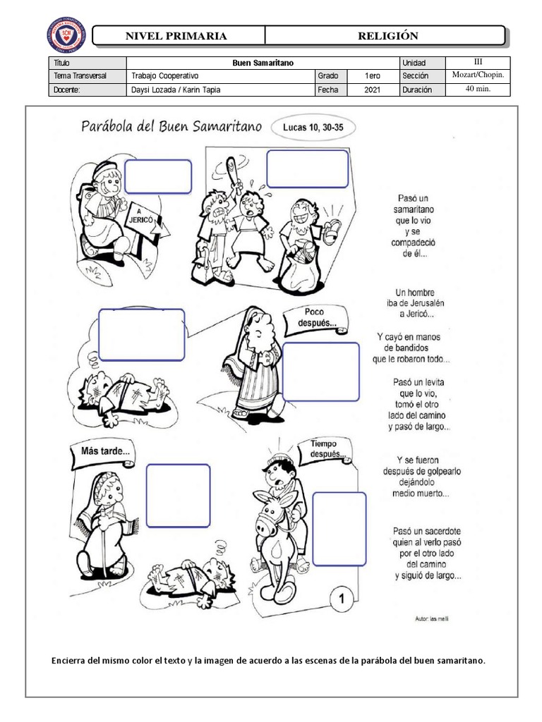 BUEN SAMARITANO Ficha | PDF