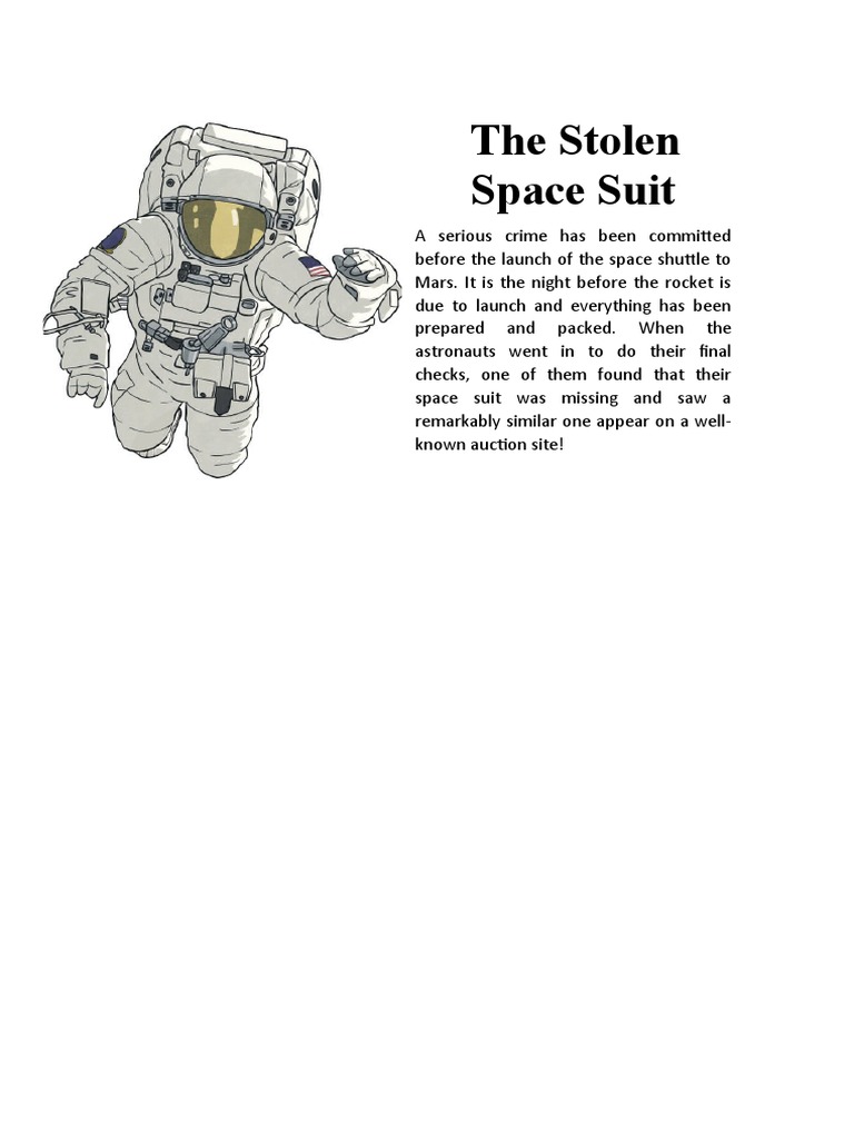 The Stolen Space Suit | PDF
