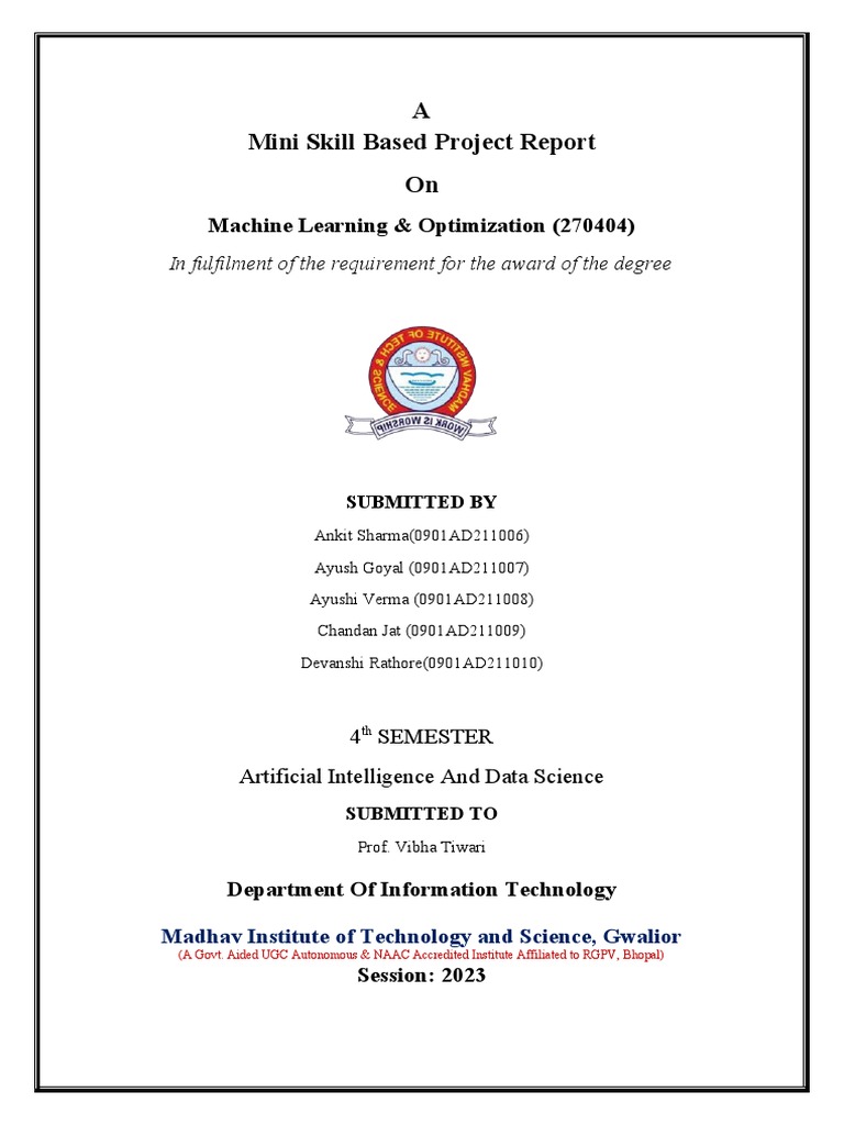 Mini Skill ML | PDF | Diabetes | Statistical Classification