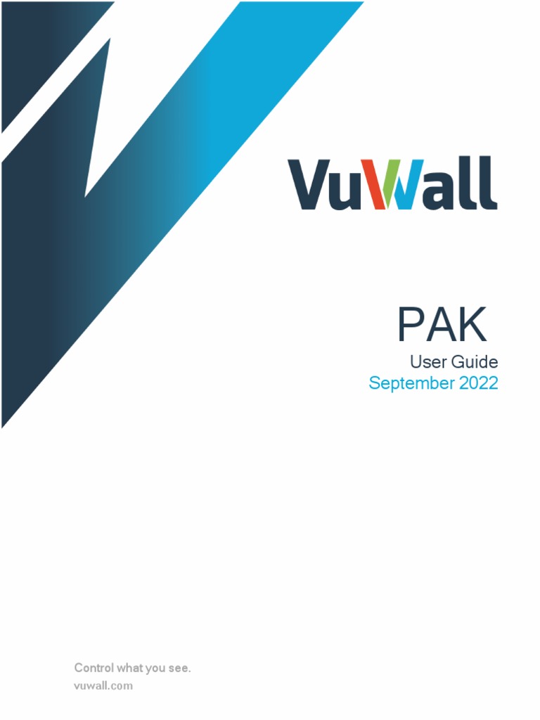 VuWall PAK UserGuide PDF | Download Free PDF | Ip Address | Computer Network