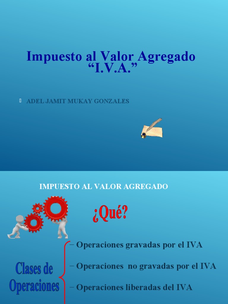 Impuesto Al Valor Agregado Iva | PDF | Impuesto al valor agregado ...