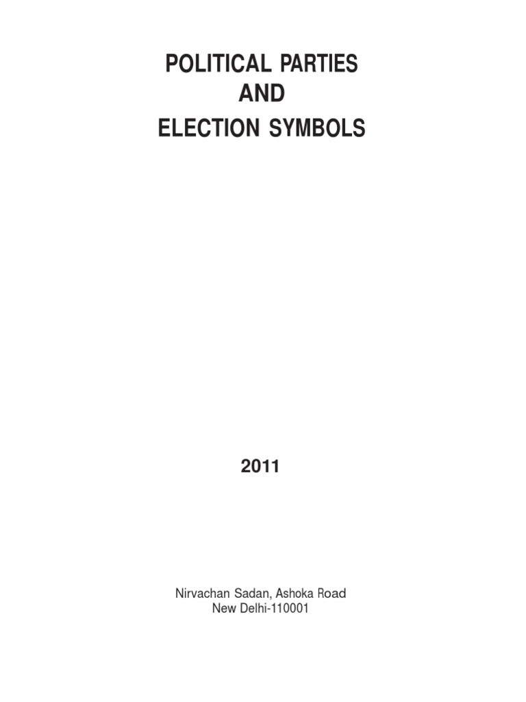 Election Symbols Order 1968 Overview | PDF | United States House Of ...