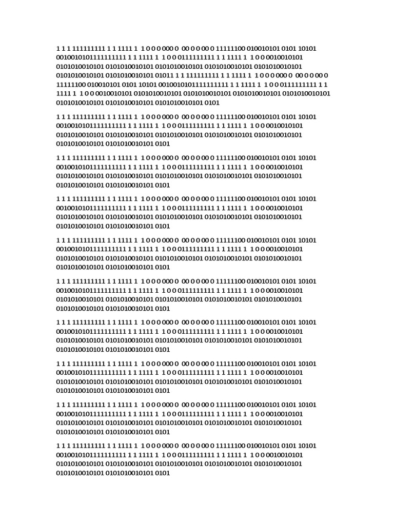 Codigos Binarios | PDF | Salud y bienestar