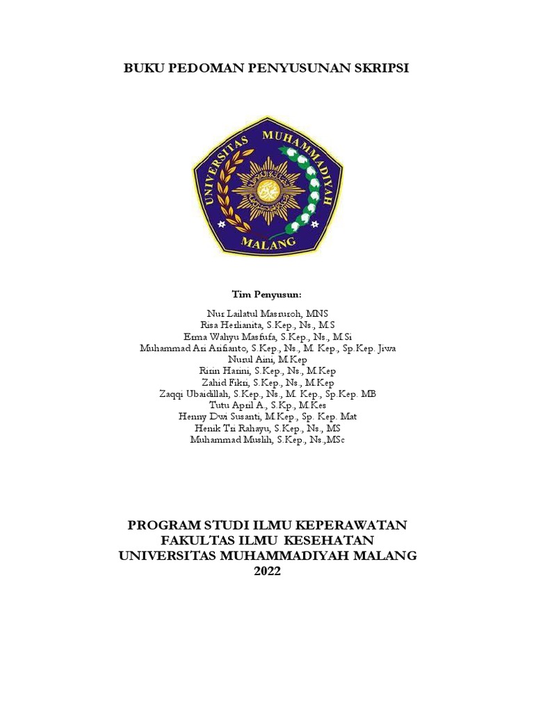 Buku Pedoman Penyusunan Skripsi 2022 | PDF | Karier & Perkembangan