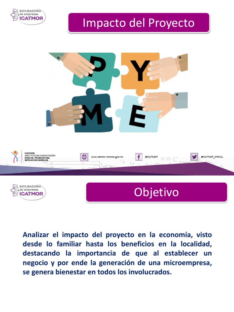 Sesión 08 - Impacto Del Proyecto LMM 12 2022 | PDF | Pequeñas y ...