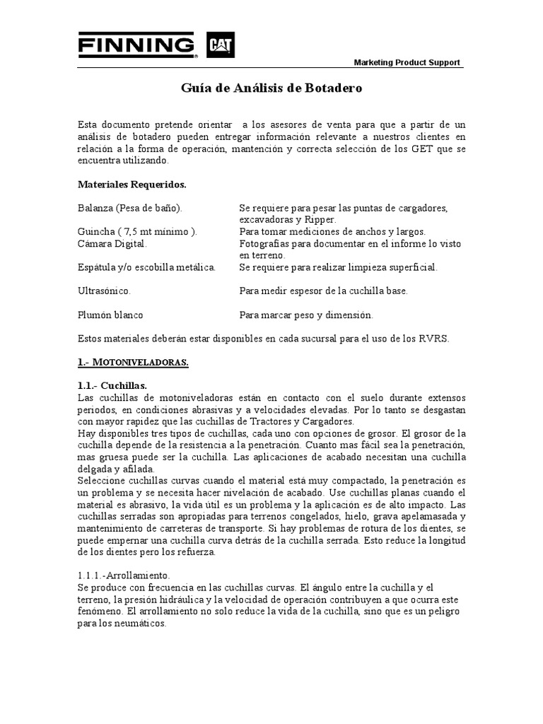 Guia Analisis de Botadero-Equipos Mina | PDF | Tornillo