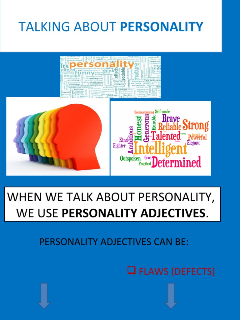 Personality Adjectives Guide | PDF