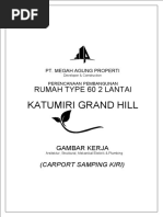 Denah Tampak Potongan Rumah 2 Lantai Sample | PDF | Seni