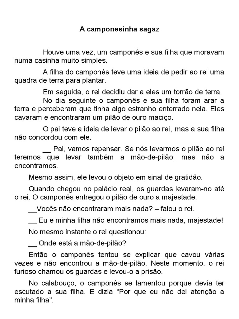 Aa Camponesinha Sagaz Pdf