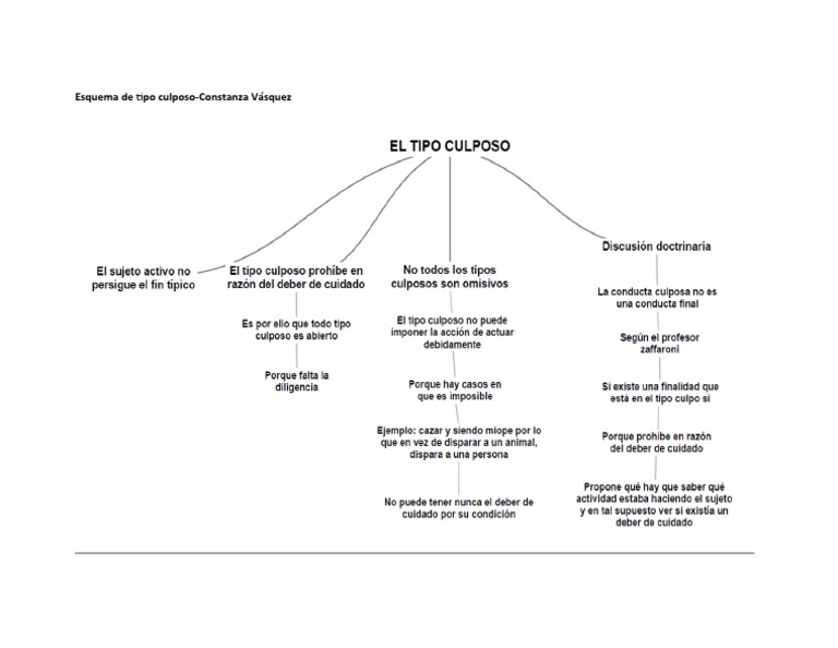 Esquema de Tipo Culposo | PDF