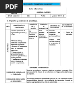 Sesión de Aprendizaje "Escribimos Un Cuento" | PDF | Aprendizaje | Cognición