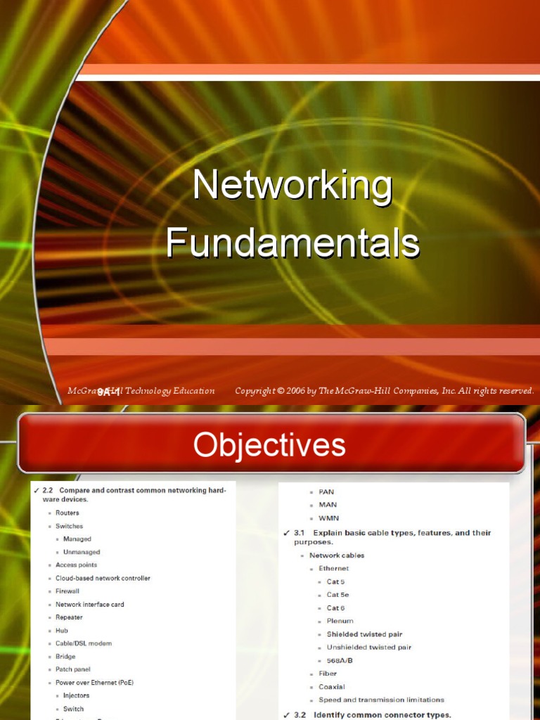 Chapter 6 Network Fundamentals | PDF | Computer Network | Network Topology
