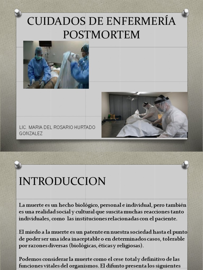 Cuidados de Enfermería Postmortem | PDF