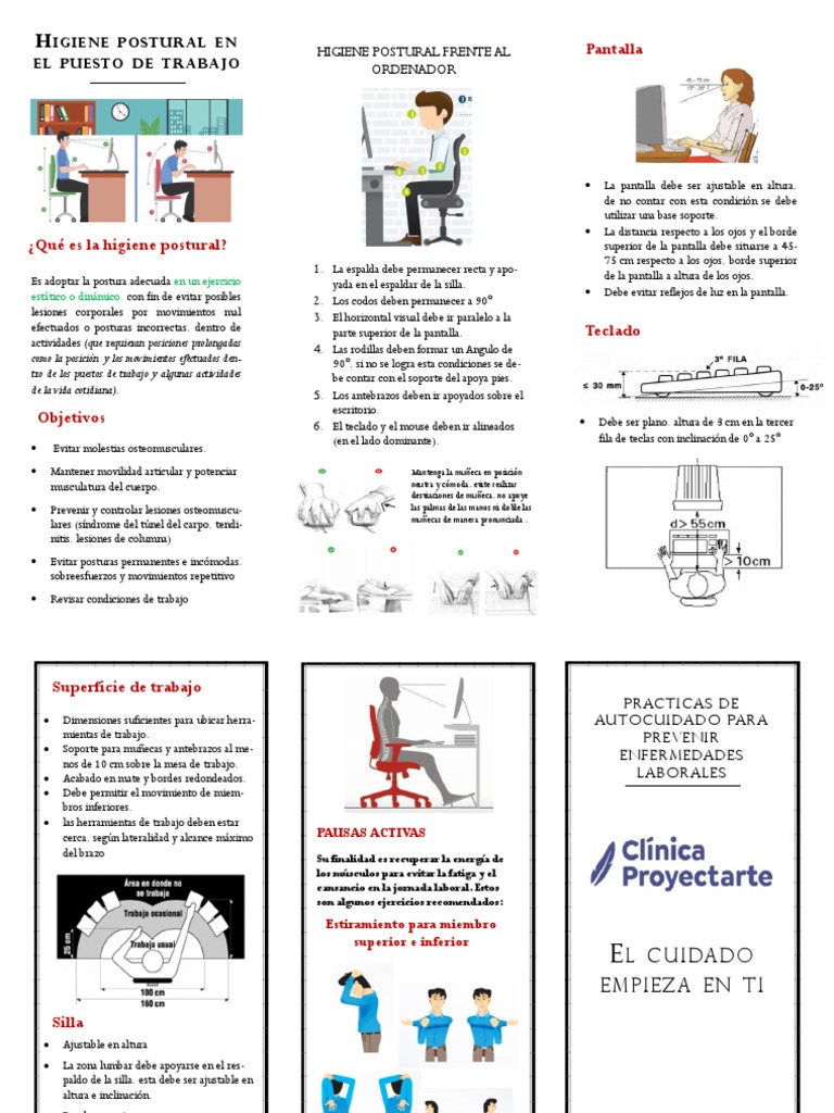 Higiene Postural | PDF | Dolor lumbar