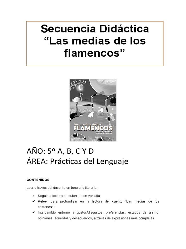 SD Las Medias de Los Flamencos | PDF | Verbo | Palabra