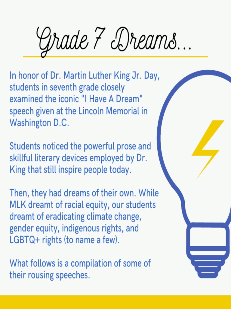 Grade 7 Dreams... | PDF