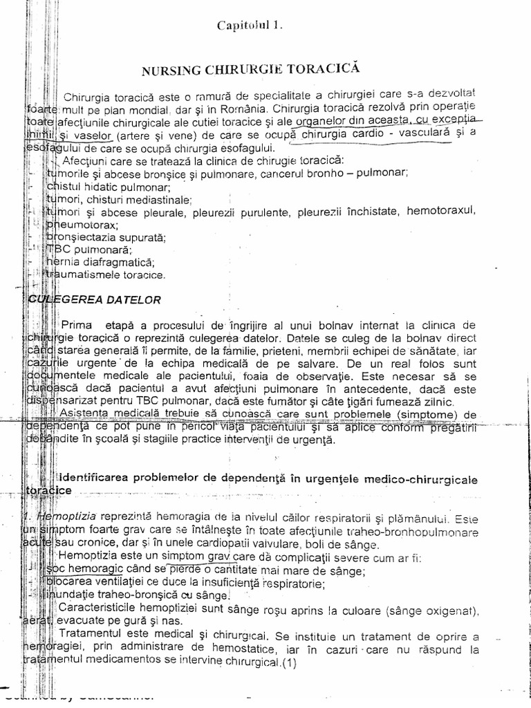 Chirurgie Toracica Carte Scanat | PDF