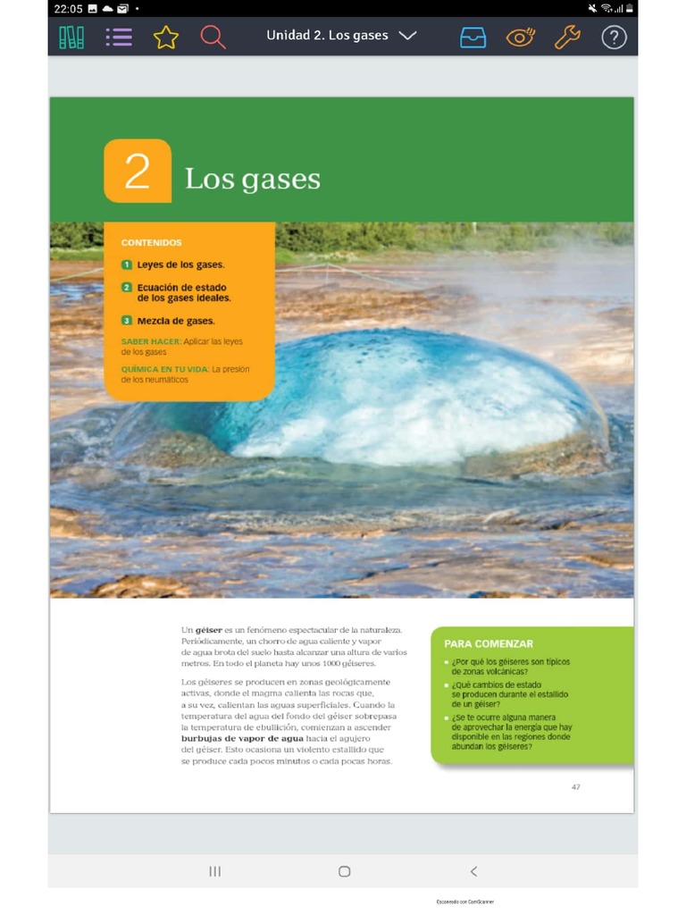 1 Bach Tema 2 Los Gases 1 | PDF