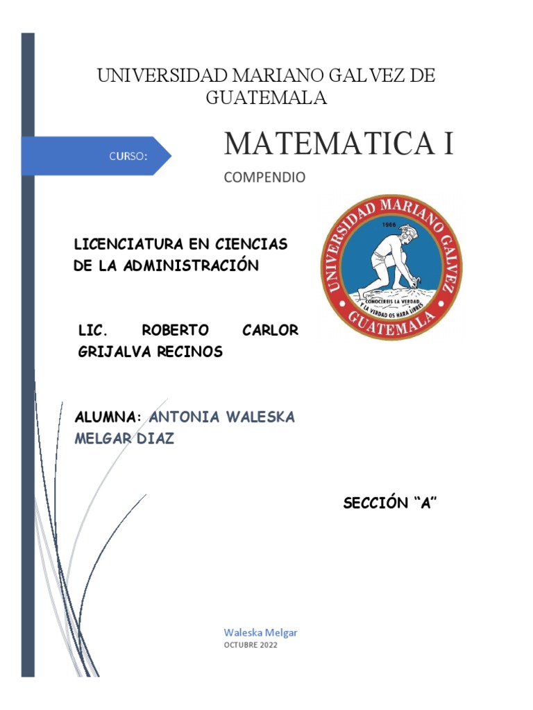 Compendio | PDF | Matemáticas
