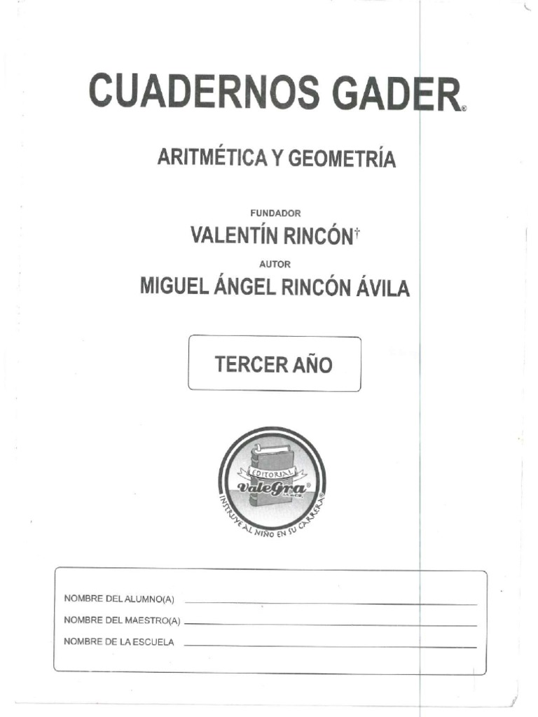 Cuaderno Gader 3 PDF | PDF