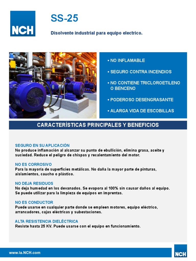 Solvente dieléctrico SS-25 Plus | PDF | Solvente | Materiales