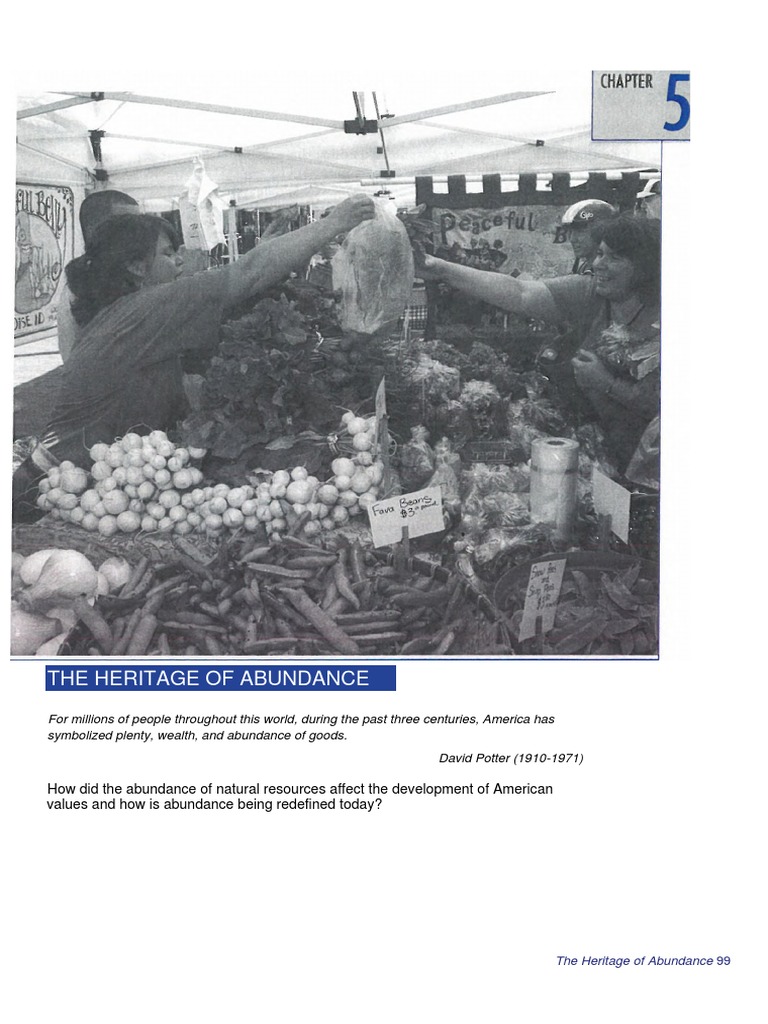 Aws 5 Ocr The Heritage of Abundance | PDF | Advertising | Mass Media