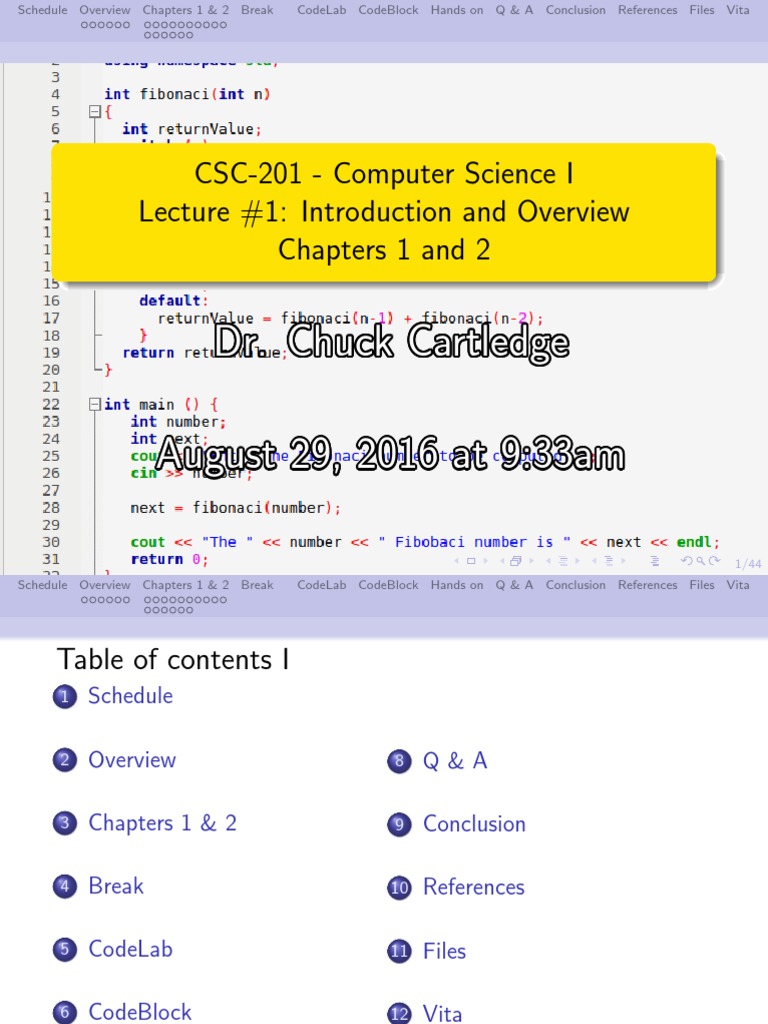 Csc 201 Pdf Computer Program Programming