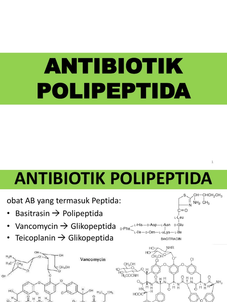 P3 Polipeptida Polimiksin Quinolon | PDF