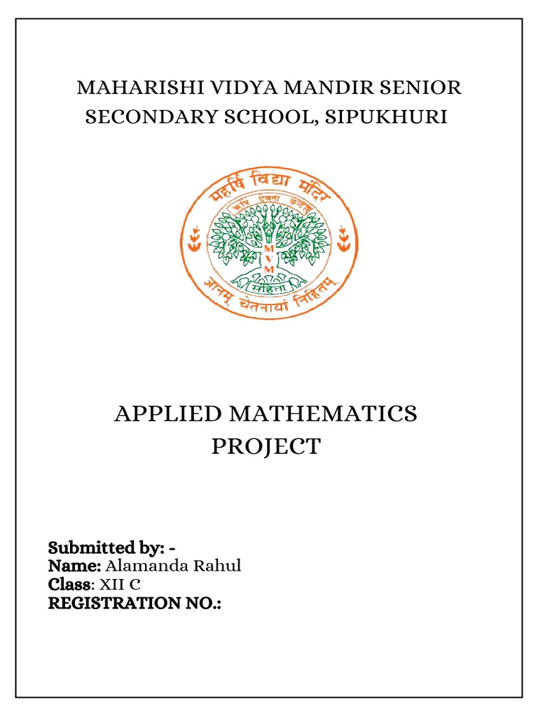 Applied Maths Project 221108 101612 Pdf Pdf Matrix