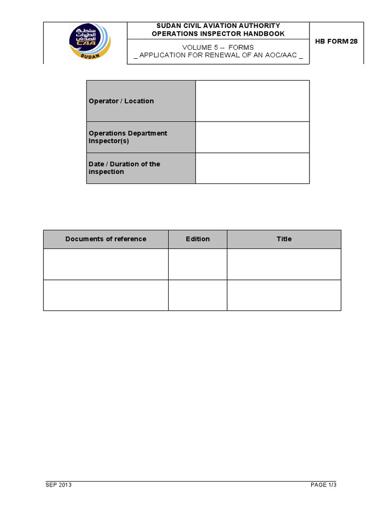 Renewal of AOC Application | PDF