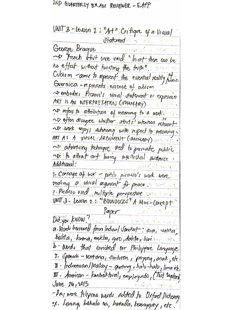 Eapp - Reviewer (2ND Quarter) | PDF