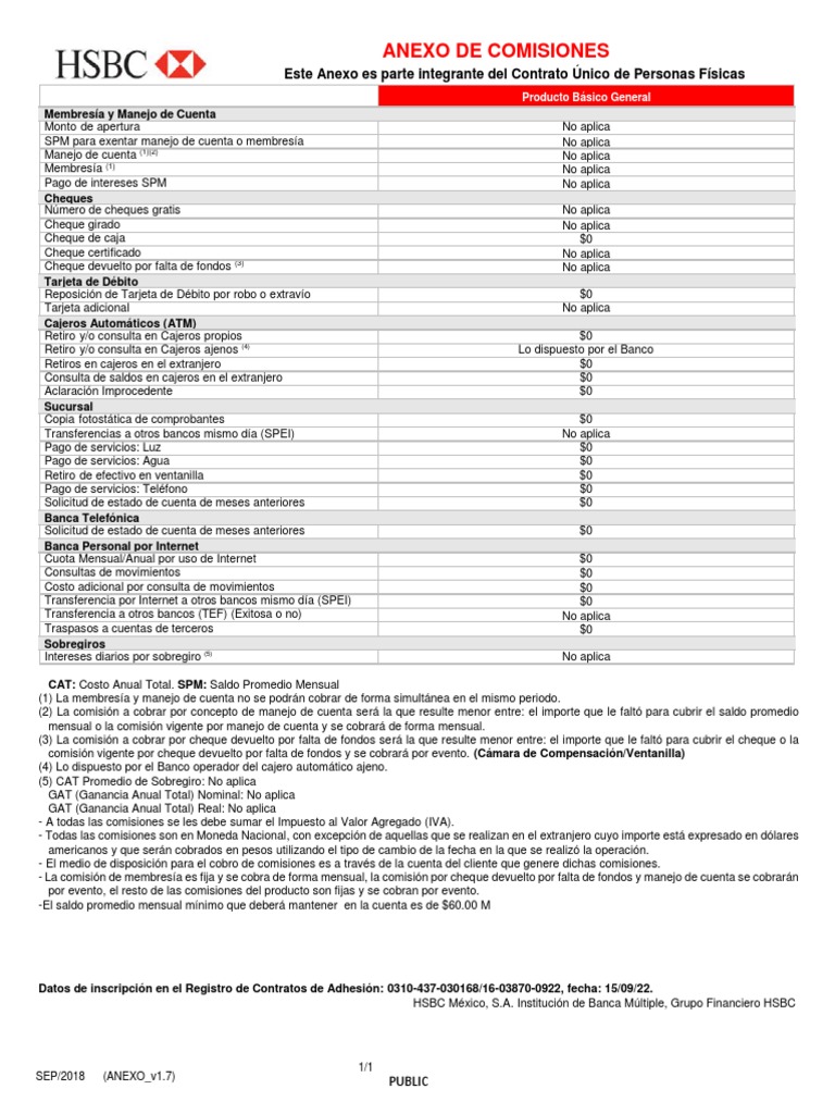 Anexo Comisiones PDF | PDF | Bancos | Cheque