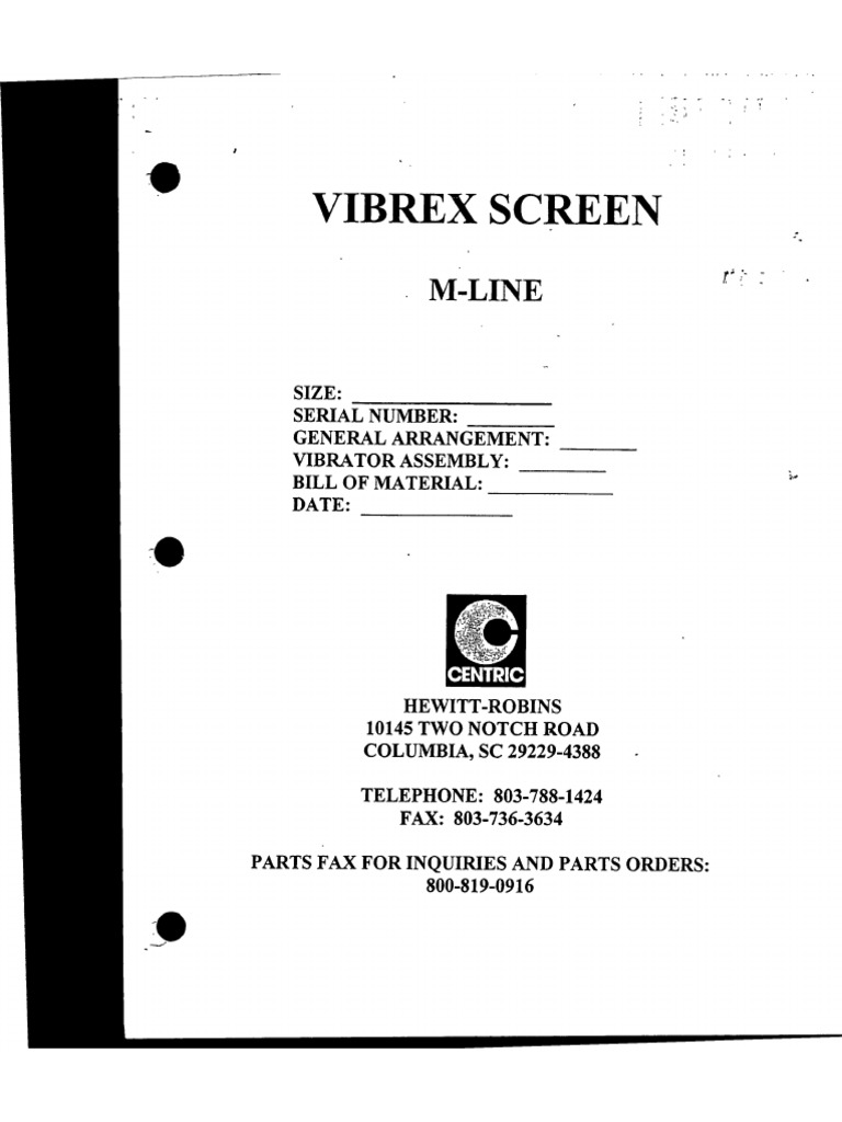 HEWITT, Vibrex M Line | PDF