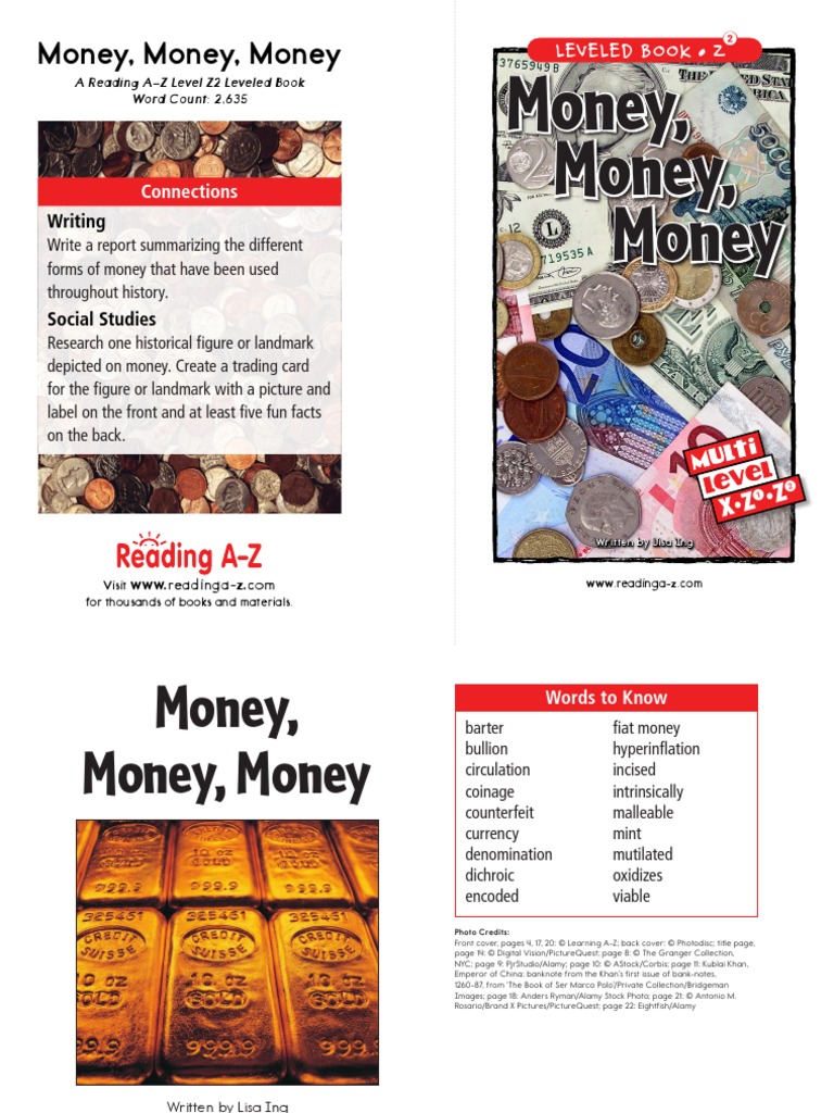 Raz lz26 Moneymoneymoney CLR PDF | PDF | Coins | Money