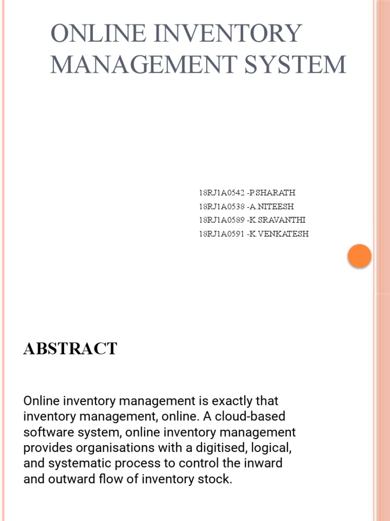 Mini Project | PDF | Inventory | Product (Business)