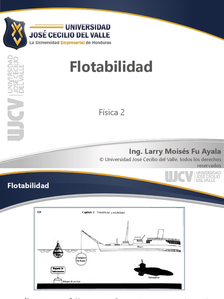 Flotabilidad y Estabilidad | PDF | Tecnología