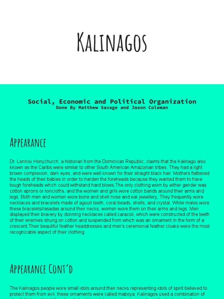 Kalinagos | PDF | Jewellery | Necklace